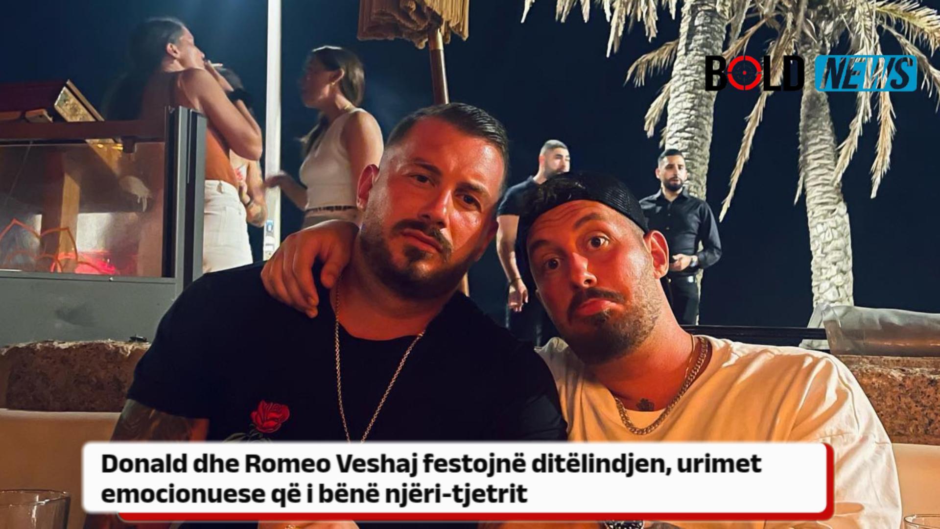 Donald dhe Romeo Veshaj festojnë ditëlindjen, urimet emocionuese që i ...
